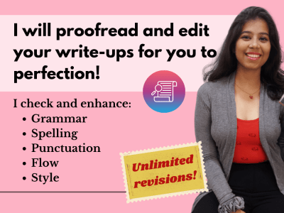 Impeccable proofreading and editing of 1000 words to perfection in 24 ...