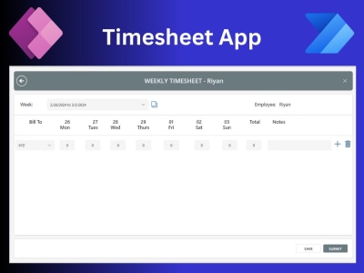Timesheet PowerApps for your business | Upwork