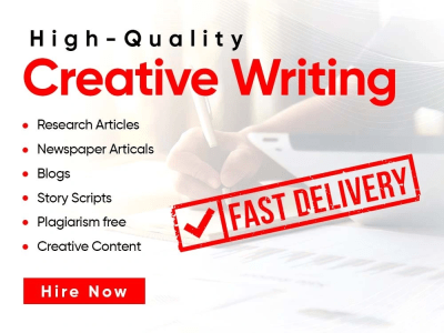 The quick and high quality creative writing | Upwork