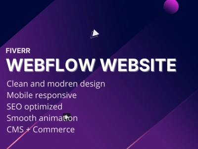Responsive webflow website and figma to webflow, and sketch, xd to webflow | Upwork