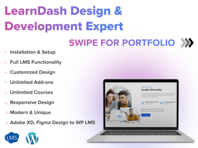 Learndash | LearnPress | WP LMS Course Development LMS | E-Learning Website | Upwork