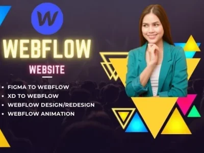 A fantastic Figma to Webflow | Webflow design and redesign | Upwork