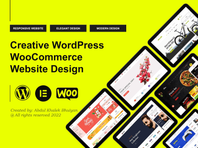 Creative WordPress WooCommerce website design | Upwork