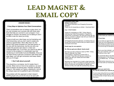 Lead Generating PDF and Email List Building | Upwork