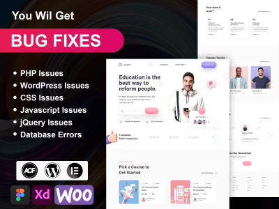 WordPress Issues, PHP Errors, jQuery, CSS, and Database Problems Fixed | Upwork