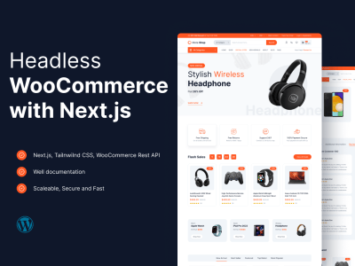 Headless WooCommerce with Nextjs, Typescript, Tailwind CSS | Upwork