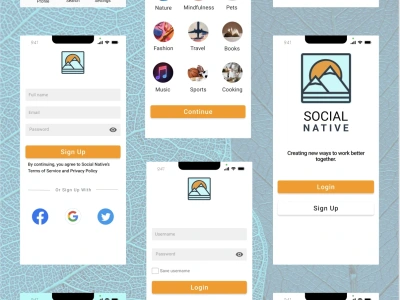 UI/UX Mobile App Design with Figma | Upwork