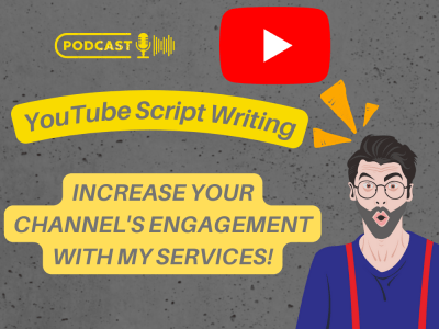 An engaging Youtube script | Podcast Script that hooks viewers | Upwork