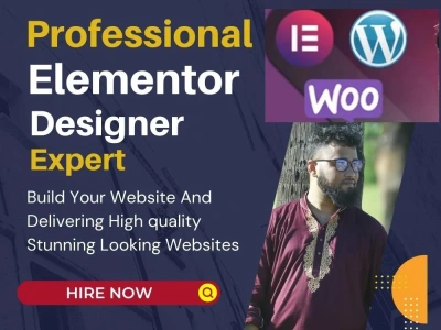 WordPress Elementor website and landing page design using Elementor Pro | Upwork