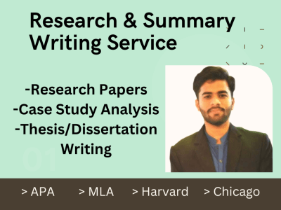 Research and summary writing, and case study analysis | Upwork