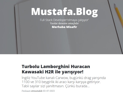 Personal blog site with admin panel | Upwork