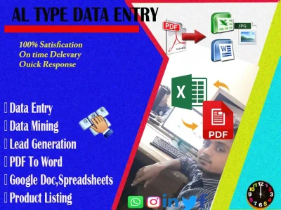 Data Entry Specialist, Web Research,B2b Lead Generation, CRM Software | Upwork