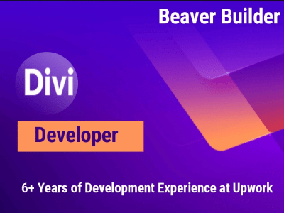 Divi Developer, Beaver Builder, and Divi Website Expert | Upwork