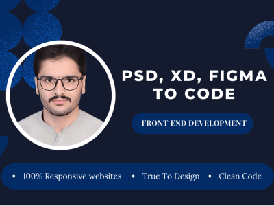 A responsive website with HTML CSS JS and Bootstrap | Upwork