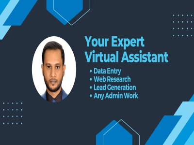 An expert virtual assistant for web research, data entry & lead generation | Upwork