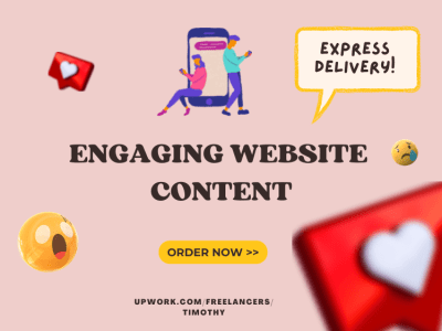 An engaging website content tailored for your audience | Upwork
