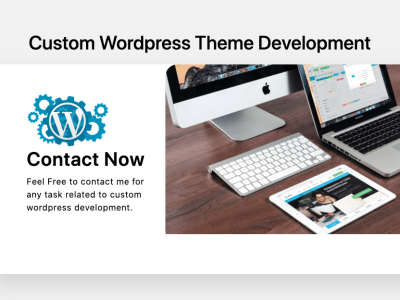 Wordpress custom theme development | Upwork