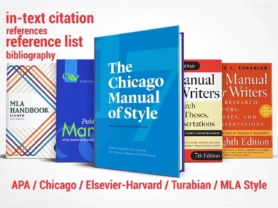 Properly formatted reference list or bibliography/summary | Upwork