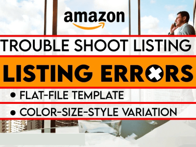 Amazon Suppressed Listing & Variations Error Solved via Flat File ...