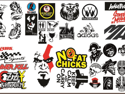 Vinyl Decal Design For Plotter Cutting, Laser Engraving STICKERS | Upwork