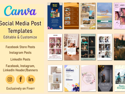 Social Media Post/story Design In Canva Templates | Upwork