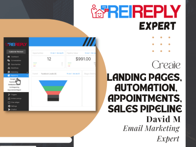 Full REIREPLY account setup, REI REPLY funnels, integrations ...