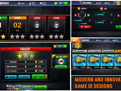 Modern and innovative game UI designs | Upwork