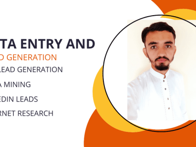 All types of data entry and make lead generation work | Upwork