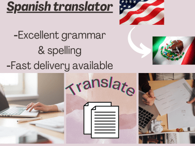 A professional translation (English to Spanish) | Upwork