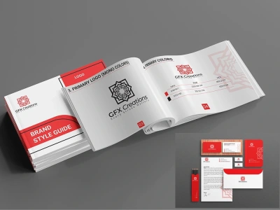 A Minimal Modern Brand Style Guide/Book Design for your company | Upwork