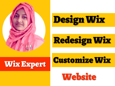 Responsive Wix Website| Design redesign Wix website | Wix expert | Wix SEO | Upwork