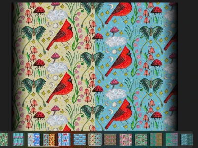 Watercolor, acrylic, marker hand made print as well as convert it ...