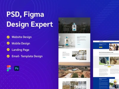 Responsive Website Landing Page UI UX in Figma | Upwork