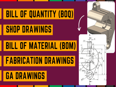 Bill of Quantity (BOQ/BOM) & Shop Drawings for Structures and Sheet ...