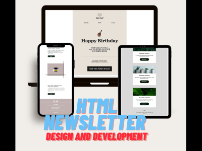 Responsive HTML Email Newsletter | Upwork