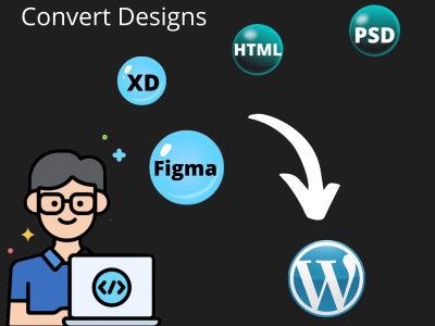 Figma, HTML, PSD, XD designs converted into Wordpress Websites | Upwork