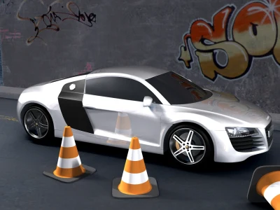 An Awesome highly detailed 3D Car model for your Game, Animation ...