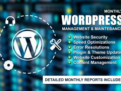 Monthly WordPress website management and maintenance | Upwork