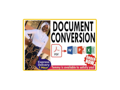 Accurate PDF to Microsoft Word Conversion | Upwork