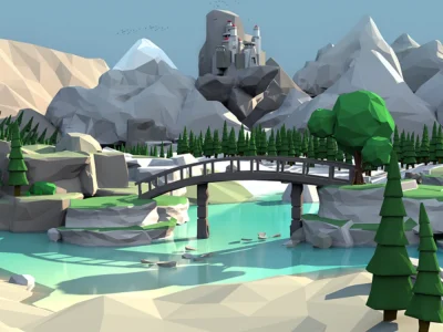 A low poly unity environment design for game | Upwork