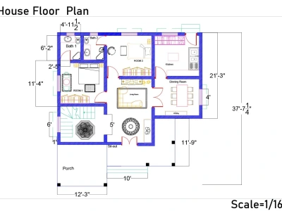 Detailed FLOOR PLANS and Furniture Layouts. | Upwork