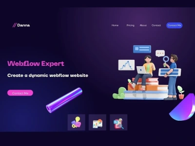 A dynamic Webflow website with beautiful animations and interactions | Upwork