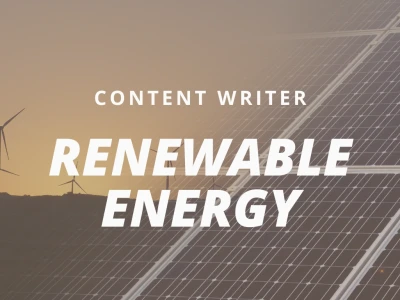 Blog posts on renewable energy, solar panels, grid, and batteries | Upwork
