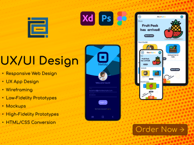 A High-Quality UX/UI Design / Frontpage / Mobile App / Responsive ...