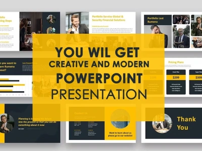 Creative and modern powerpoint presentation | Upwork