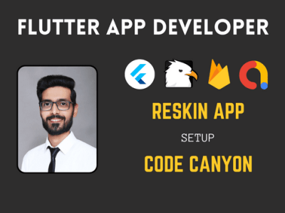 Reskin of flutter app from codecanyon code | Upwork
