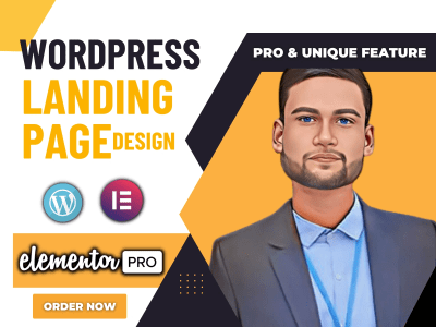 High converting WordPress landing page using elementor pro | Upwork