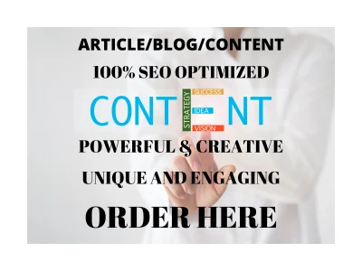 A unique and impressive quality article/blog/content | Upwork