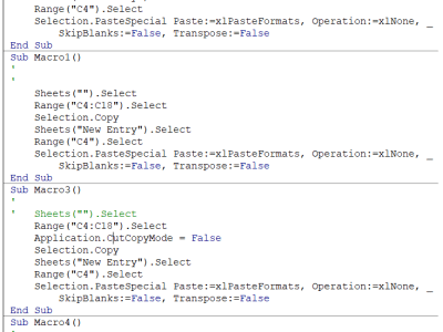 Process automation by development of Microsoft Excel Macros or ...