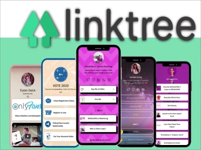 A professional linktree, tap link or link pop landing page within one hour | Upwork